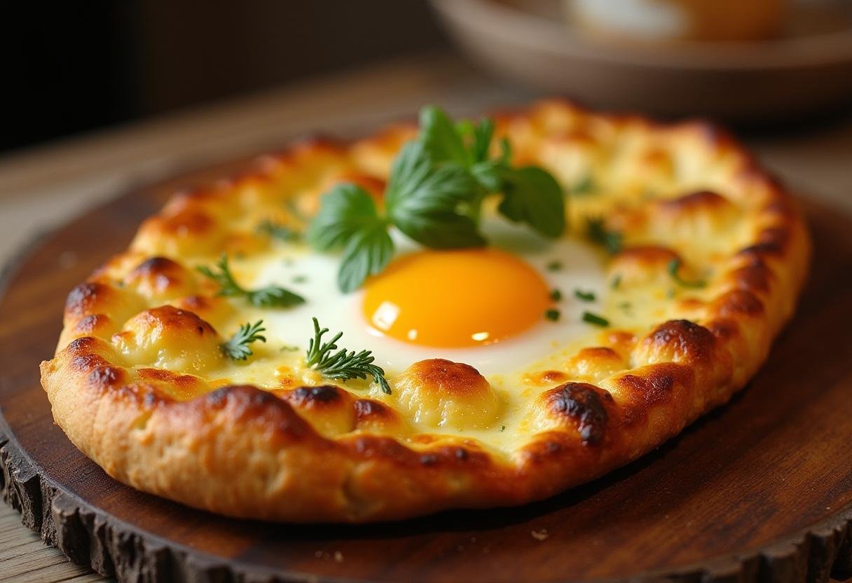Baked Egg & Cheese Bazlama – The Ultimate Savory Breakfast! - Sweets ...