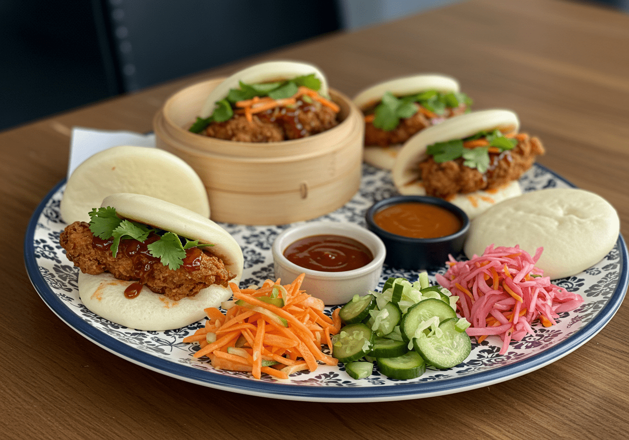 Spicy & Sweet Korean Chicken Bao – The Ultimate Flavor Explosion ...